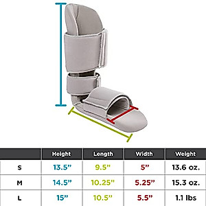 BraceAbility Padded 90 Degree Plantar Fasciitis Boot | Soft Night Splint to Stabilize Foot and Ankle, Stretches Plantar Fascia Ligament and Supports Achilles Tendon (Medium)