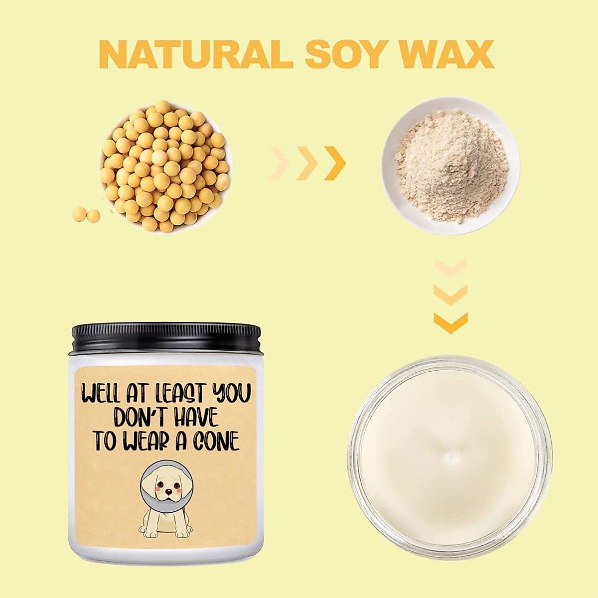 AharHora Scented Candle Get Well Soon Gifts for Women, Feel Better Encouragement After Surgery Recovery Grieving Condolence Divorce Sorry for Your Loss