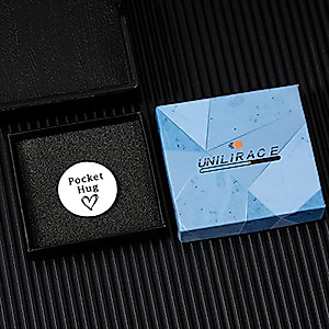 Pocket Hug Token Get Well Soon Gifts for Women Men Friendship Gifts for Women Friends Cancer Survivor Gifts for Women Birthday Graduation Gifts for Her Him Long Distance Relationship Christmas Gifts