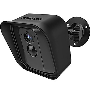 Frienda Blink XT Camera Wall Mount Bracket, Weather Proof 360 Degree Protective Adjustable Mount Bracket and Silicone Skin Cover for Blink XT Indoor/Outdoor Security Camera (1, Black)
