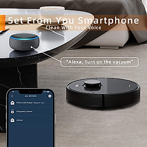 MOVA Robot Vacuum and Mop, Lidar Navigation Robot Vacuum, Robot Vacuum Cleaner with 4000Pa Strong Suction, Alexa, Smart Mapping, 5200mAh Large Battery, 2-in-1 Vacuum and Mop for Pet Hair, Carpet