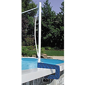 Poolmaster 72786 Above-Ground Pool Water Volleyball and Badminton Pool Game with Bracket Mounts