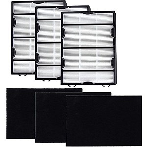 HAPF600 Filter for Holmes Air Purifier Filter B replace HAP726-U HAP1625 HAPF600D-U2 fits GE 106633 106643 106653 Models, Replacement Holmes HEPA Air Filter by TOPEMAI