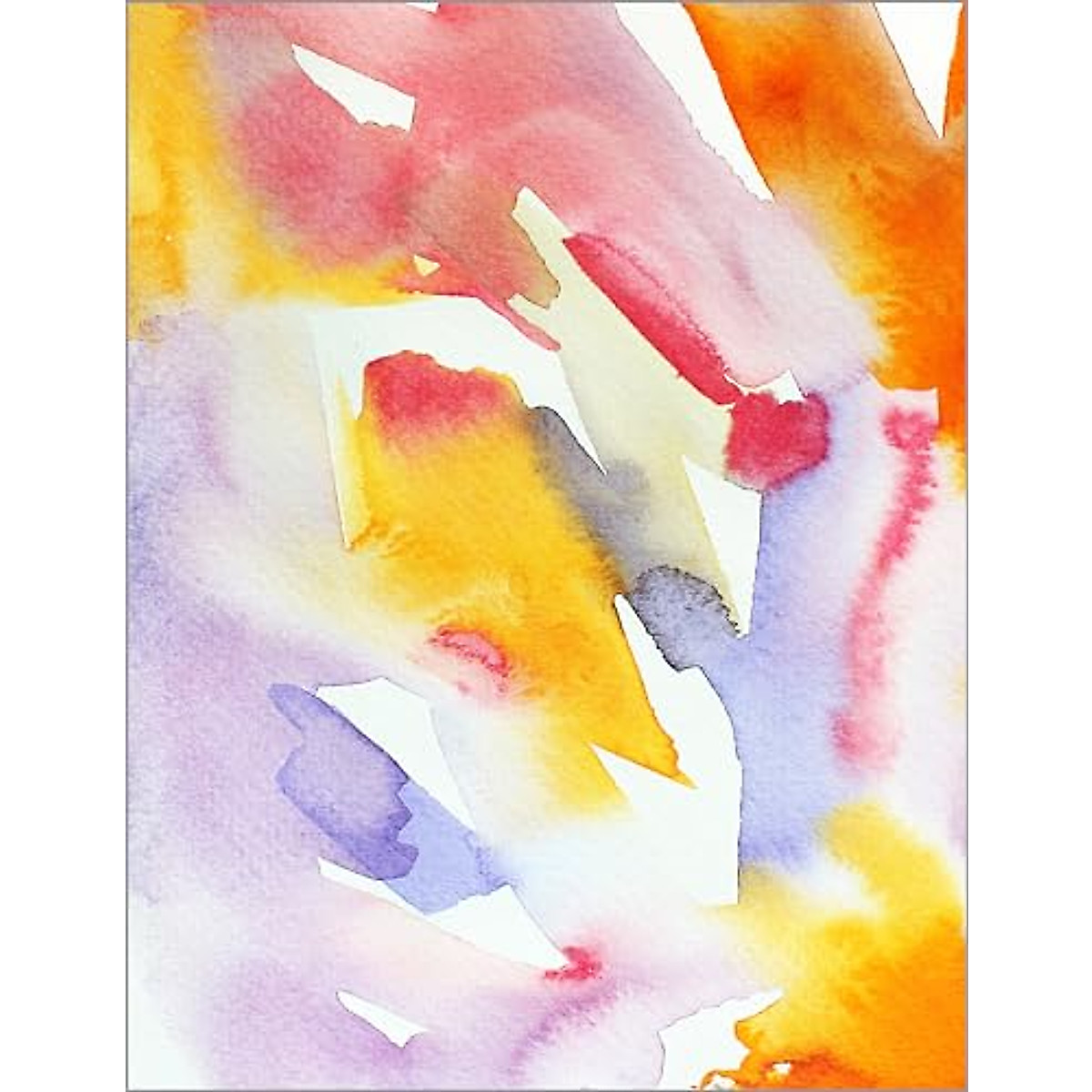 Reverse Coloring Book for Anxiety Relief: Draw Designs on Watercolor Art