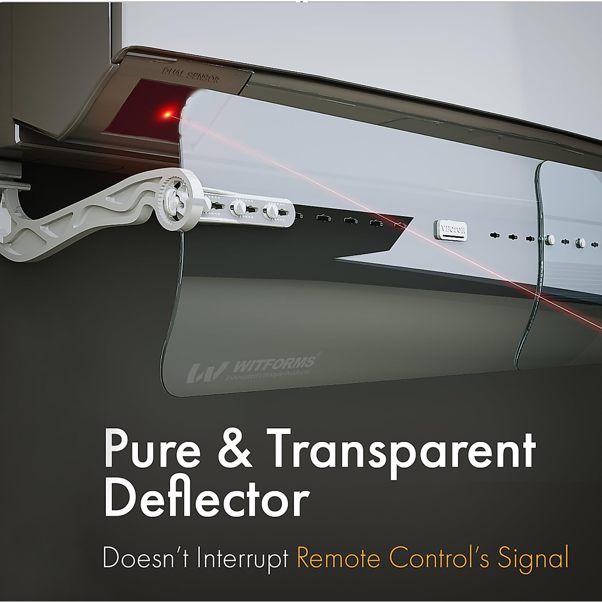 WITFORMS/CLASSIC - Adjustable AC air deflector suitable for Split air conditioners. Enhance cooling and heating circulation