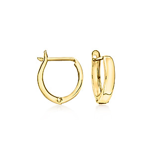 RS Pure by Ross-Simons 14kt Yellow Gold Huggie Hoop Earrings