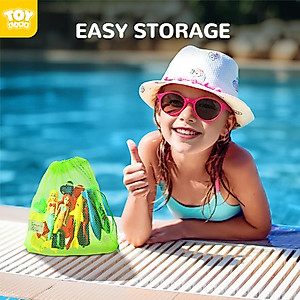 TOY Life 16Pcs Swimming Pool Dive Toys for Kids Swim Toys for Kids Practice Diving Swimming Toys with Pool Torpedo Gliding Shark Pool Mermaid Toys Underwater Diving Game Water Games for Boys and Girls