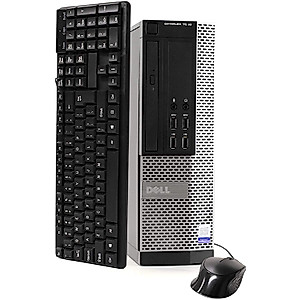 Dell Optiplex 7020 Desktop Computer, Intel Quad-Core i5-4570-3.2GHz, 16 GB RAM, 2TB +256GB SSD HDD, DVD, USB 3.0, WiFi, HDMI, Windows 10 Pro (Renewed)