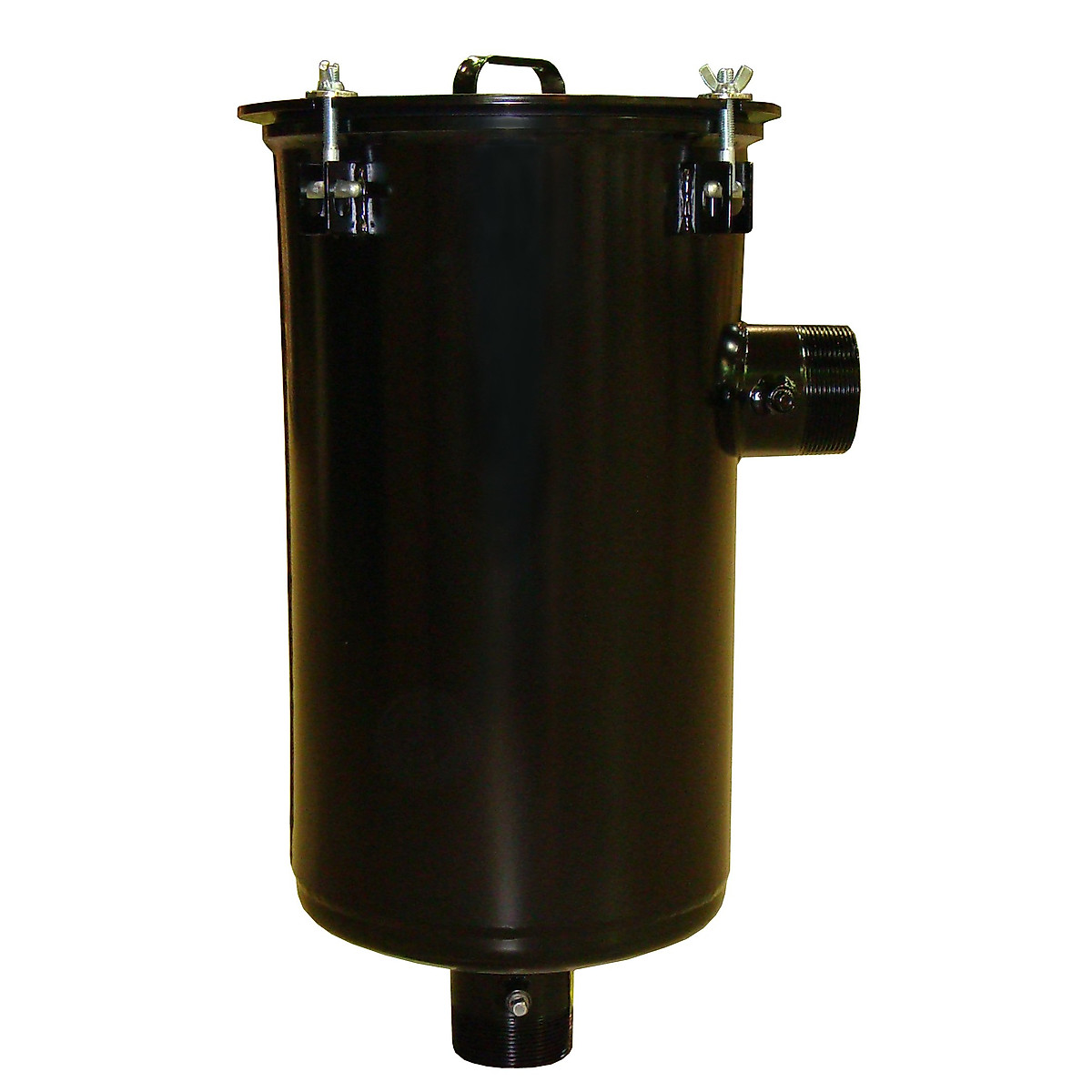 Solberg CSL-235P-400™ Inlet Vacuum Pump Air Filter, 4" MPT Inlet/Outlet, 27-1/4" Height, 14" Diameter, 520 SCFM, Made in the USA