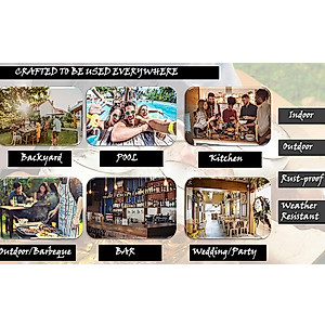 Frescorr - Wall Mounted Bottle Opener Rustic and Antique Farmhouse with Screws - 1 pack (Antique) (1)