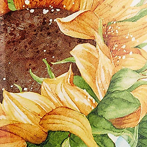 Certified International Sunflower Fields 3 Piece Canister Set, 52 oz, 74 oz, 96 oz. Capacity, Multi Colored