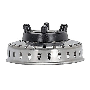 EZ-FLO Rubber Pronged Bottom Fits Sterling Replacement Basket, 3-1/2 Inch Diameter, Stainless Steel, 30057