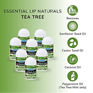 Lip Naturals® Mini Balms: 3 Flavors, SPF-15, 50ct