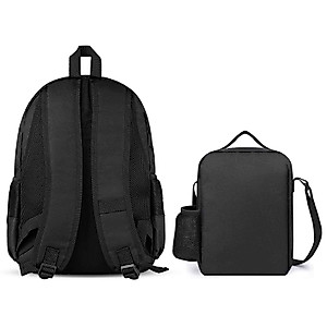 Delerain Cute Monkey 3 Pcs Backpack Set for Kids Back to School Bookbag with Lunch Box and Pencil Case Durable Lightweight Travel for Teens Students Boys Girls