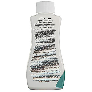 Rit Dyes Teal Liquid 8 oz. Bottle [Pack of 4 ]