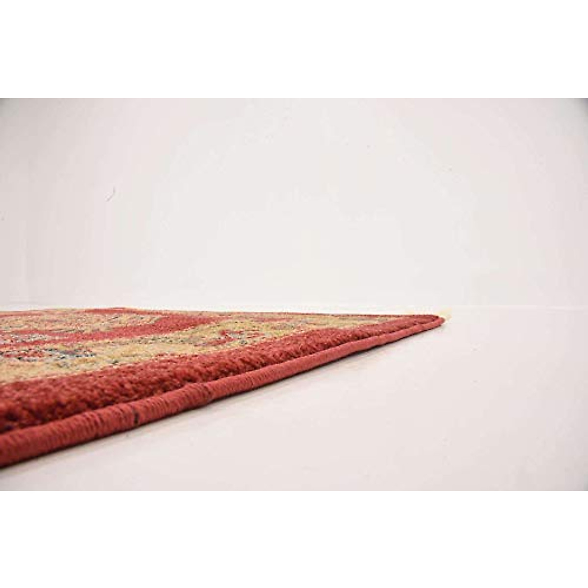 Unique Loom Sahand Collection Traditional Geometric Classic Red Runner Rug (2' 7 x 6' 7)