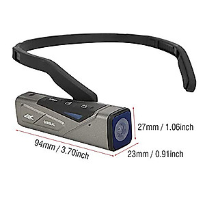 Jeanoko Digital Camera, Digital Sports Camera 4K 60FPS Real Time High Capacity with Storage Bag for Photography(Standard)