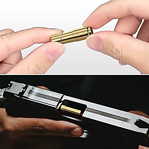 Feyachi Bore Sighting Laser 9MM Laser Sight Red Dot Zeroing Boresighter with 9 Batteries