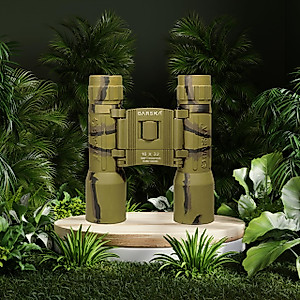 Barska Lucid View 16x32 Camo Compact Binoculars for Outdoor Travel Hunting Hiking Events