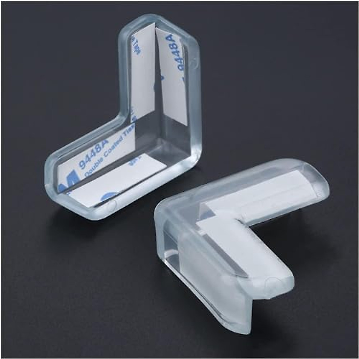 Edge Corner Protectors,Furniture Angle Brace,Furniture Three Sides Full Encase Corner Guard,Upholstery, footrest protector,Hardware Decorative Hinge 20x Table Corner Protector Child Safety L-Shaped Ta