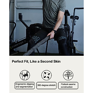 SUMARPO Compression Pants Men, Strong Power Recovery Compression Tights, Quick Dry Endurance Athletic Leggings for Knee Support, Running Marathon Triathlon