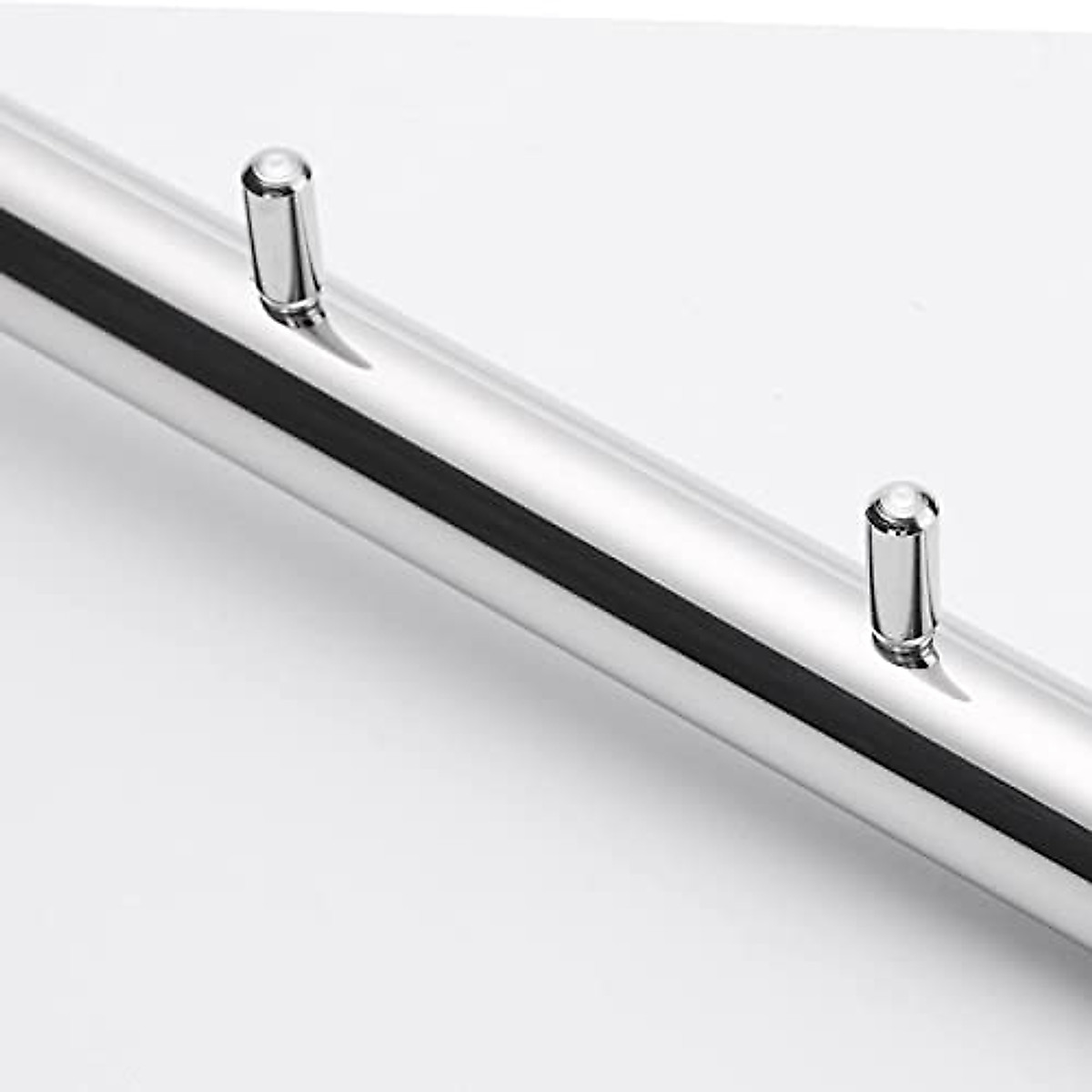 SCDGRW 2 Pcs Wall Mounted Clothes Hanger Rack, Stainless Steel Hook Holder, Space Saving Clothing Hanging System Closet Storage Organizer Drying Rack Coat Hook for Bathroom, Bedroom, Laundry Room