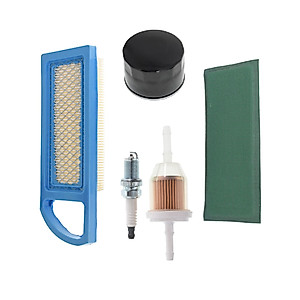 YSMN 697776 Air Filter Replacement for John Deere 102 105 115 L108 LA100 LA110 LA115 698083 794422 795115 with Oil Filter GY20577 AM119567