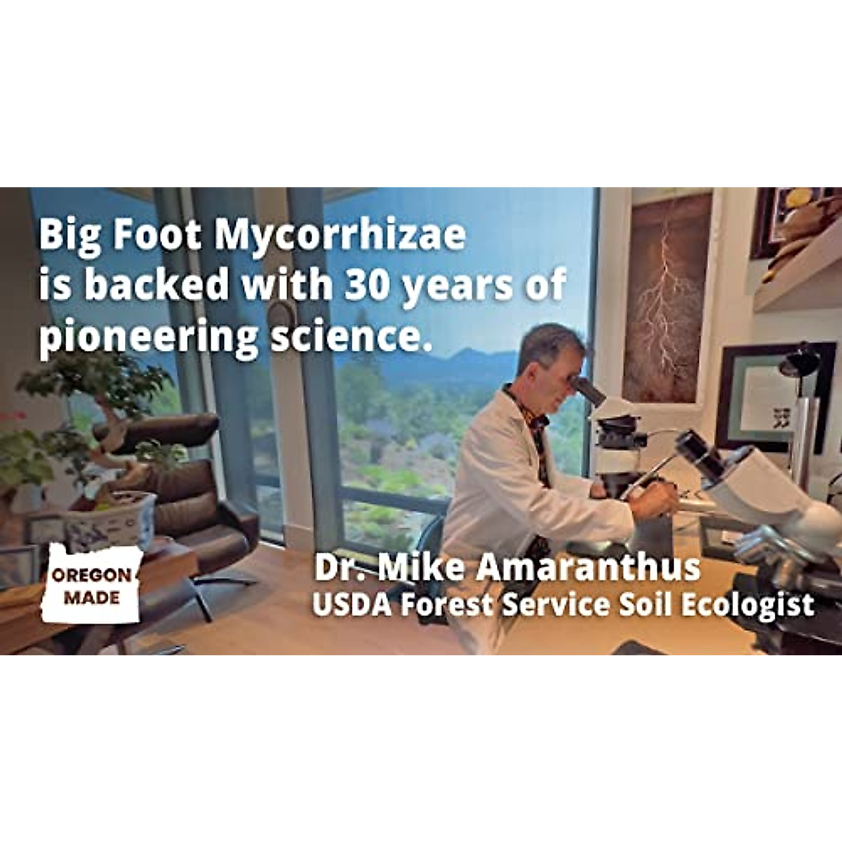 Big Foot Water-in Brew - Soil Drench and Organic Fertilizer | Mycorrhizae + Worm Castings + Kelp + Azomite,+ Biochar + Humic Acid - (8 oz)