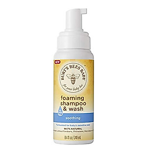 Burt's Bees-Baby Foaming Shampoo & Wash, Sensitive, 8.4 Fl Oz
