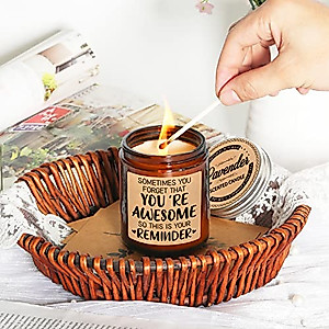 Lavender Scented Candles - Inspirational Gifts for Women - Best Friend,Friendship Gifts,Graduation Gifts-Funny Mothers Day,Birthday Gifts for Female,Mom,Wife,Girlfriend,Daughter,Sister,Coworker, Her