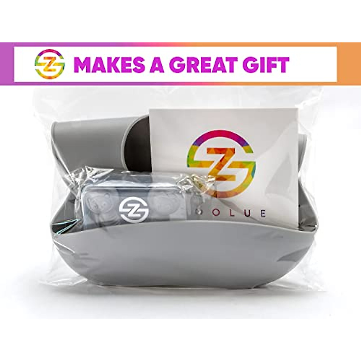 Funny Bibs, Baby Snacker Bib Set, Silicone Baby Feeding Set, Silicone Bib, Teething Utensils, Baby Shower, Toddler Self Feeding Set, Stage One, Unisex (Grey)