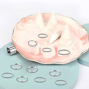 ONESING 93-109 Pcs Knuckle Rings for Women Stackable Rings Sets Bohemian Retro Vintage Joint Finger Gold and Sliver Rings Set for Women Men Hollow Carved Flowers