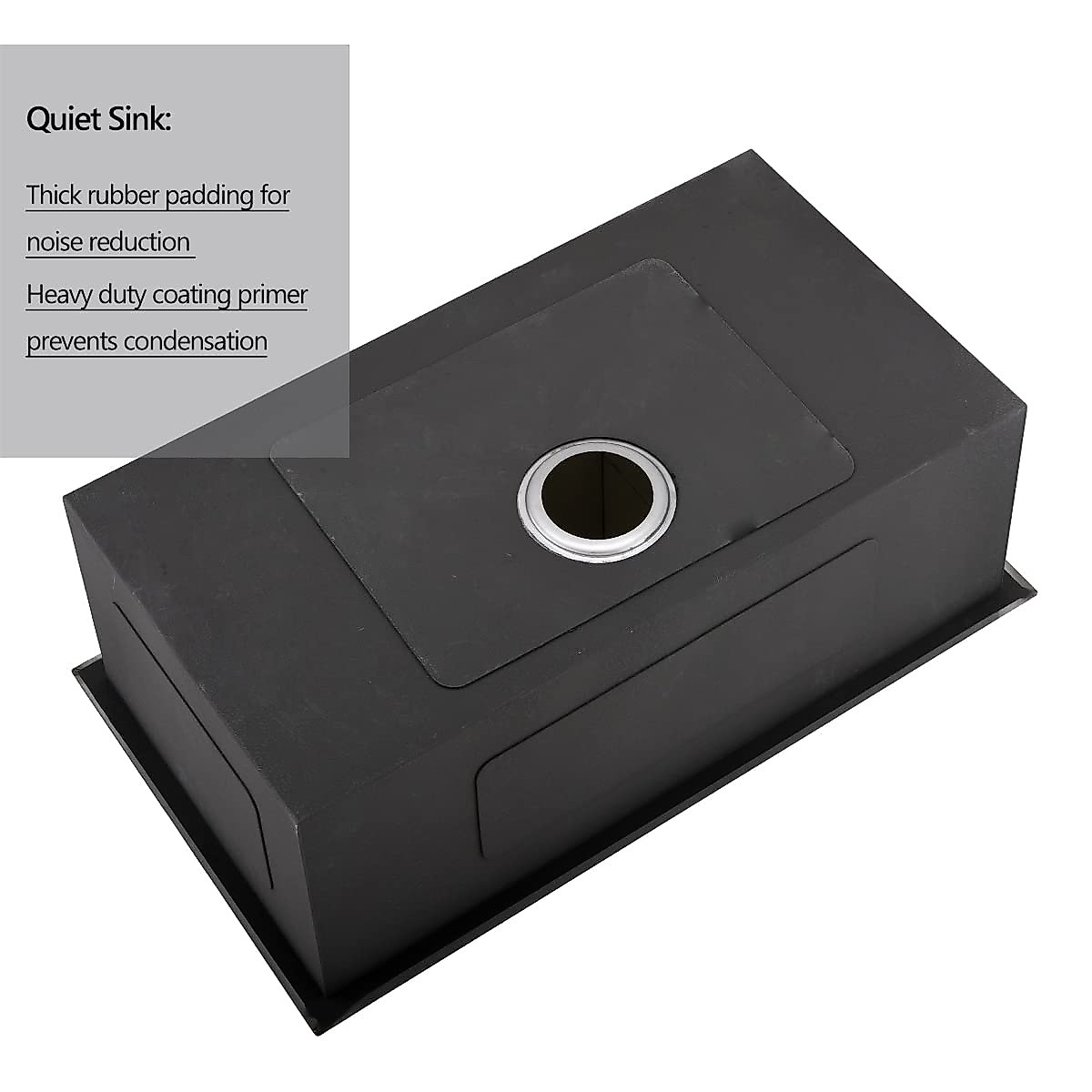 32 Undermount Stainless Steel Kitchen Sink - Dorzom 32"x17" 18 Gauge 9 Inch Deep Stainless Steel Single Bowl Under Mount Kitchen Sink Basin with Accessories