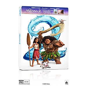 Moana 2 - UHD/BD Combo + Digital + Steelbook [Blu-ray]