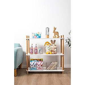 Elysolpluv Acrylic Storage Box 3 Pieces (Large, Medium And Small), Grocery Storage Box With Handle, Suitable For Refrigerator, Kitchen And Countertop Storage. (Clear)