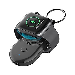 PAOLIMAX Portable Wireless Charger for Apple Watch, iwatch Charger【Upgraded Version】 1100mAh Smart Keychain Power Bank, Portable Magnetic iWatch Charger for Apple Watch Series 7/6/5/4/3/2/SE/Nike