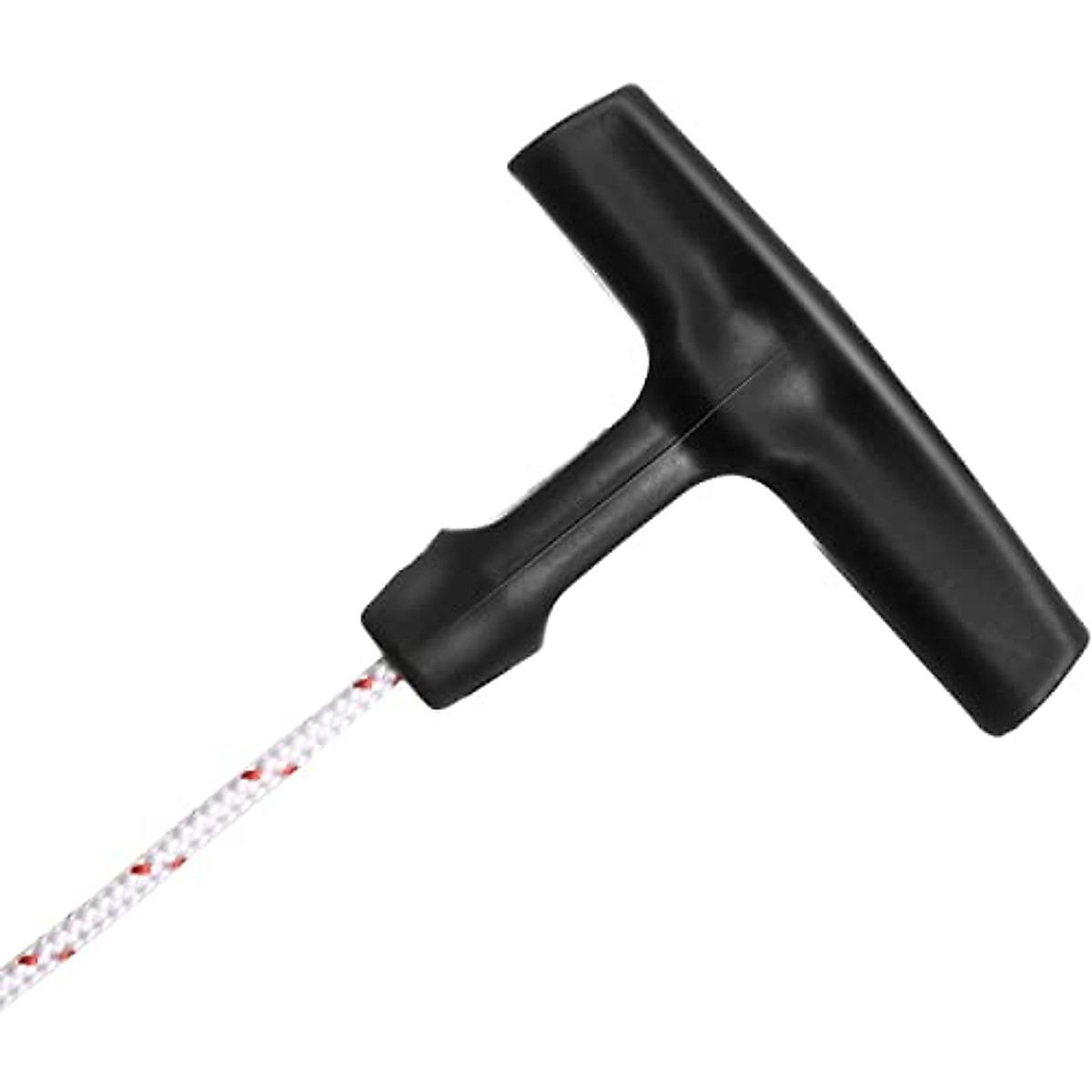 LEEGAWU 3 Pieces Starter Handle with Recoil Starter Rope 10-Meter, 3.0mm Diameter Pull Cord for Husqvarna Stihl Poulan Lawn Mower Chainsaw, String Trimmer Edger Brush Cutter Engine Parts (4)