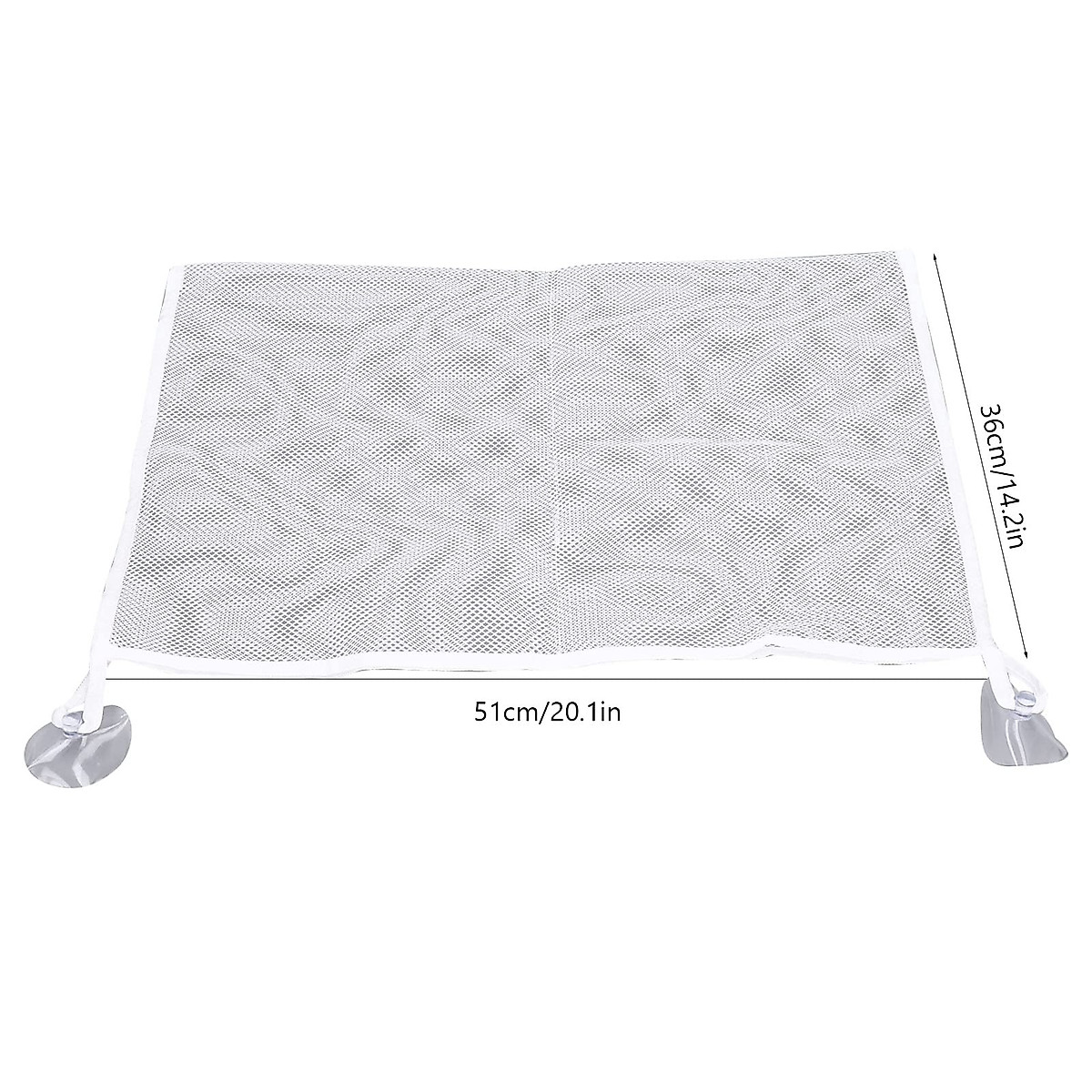 3 Pieces Bath Toy Organizer Bath Toy Holder with Strong Suction Cups and Hooks, Bathtub Toys Net Holder Organizer, Corner Shower Caddy Bag for Kids and Toddlers, Bathroom Hanging Mesh Basket