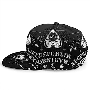 Vintage Magic Ouija Board Men Women Adult Snapbacks Dad Hat Trucker Hats Adjustable Printed Flat Bill Baseball Cap Black
