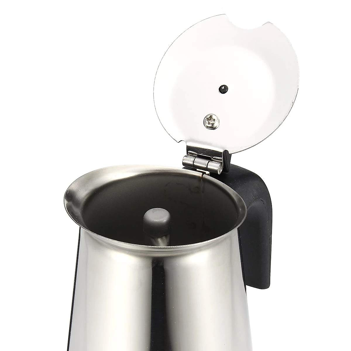200/450ml Portable Espresso Coffee Maker Moka Pot Stainless Steel with Electric stove Filter Percolator Coffee Brewer Kettle Pot (450ml)