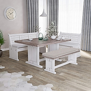 Ambesonne Faux Suede Bench Cushion Digitally Printed Home Decor Essentials Standard Size Comfy Foam Pad with Decorative Fabric Cover for Kitchen Bedroom Indoors and Outdoors Use Coconut 45" x 15" x 2"