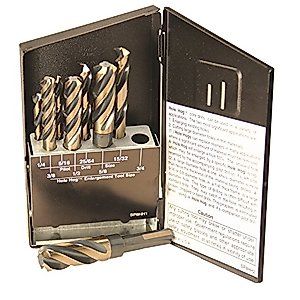Viking Drill and Tool 38880 SP-8HH Type 284-UB Magnum Super Premium 4 Flute Hole Hog Core Drill Set