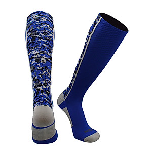 TCK Digital Camo OTC Socks (Royal, Medium)