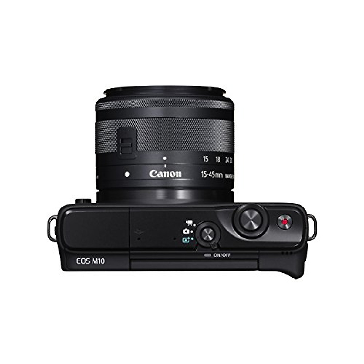 Canon EOS M10 Mirrorless Camera Kit with EF-M 15-45mm Image Stabilization STM Lens Kit