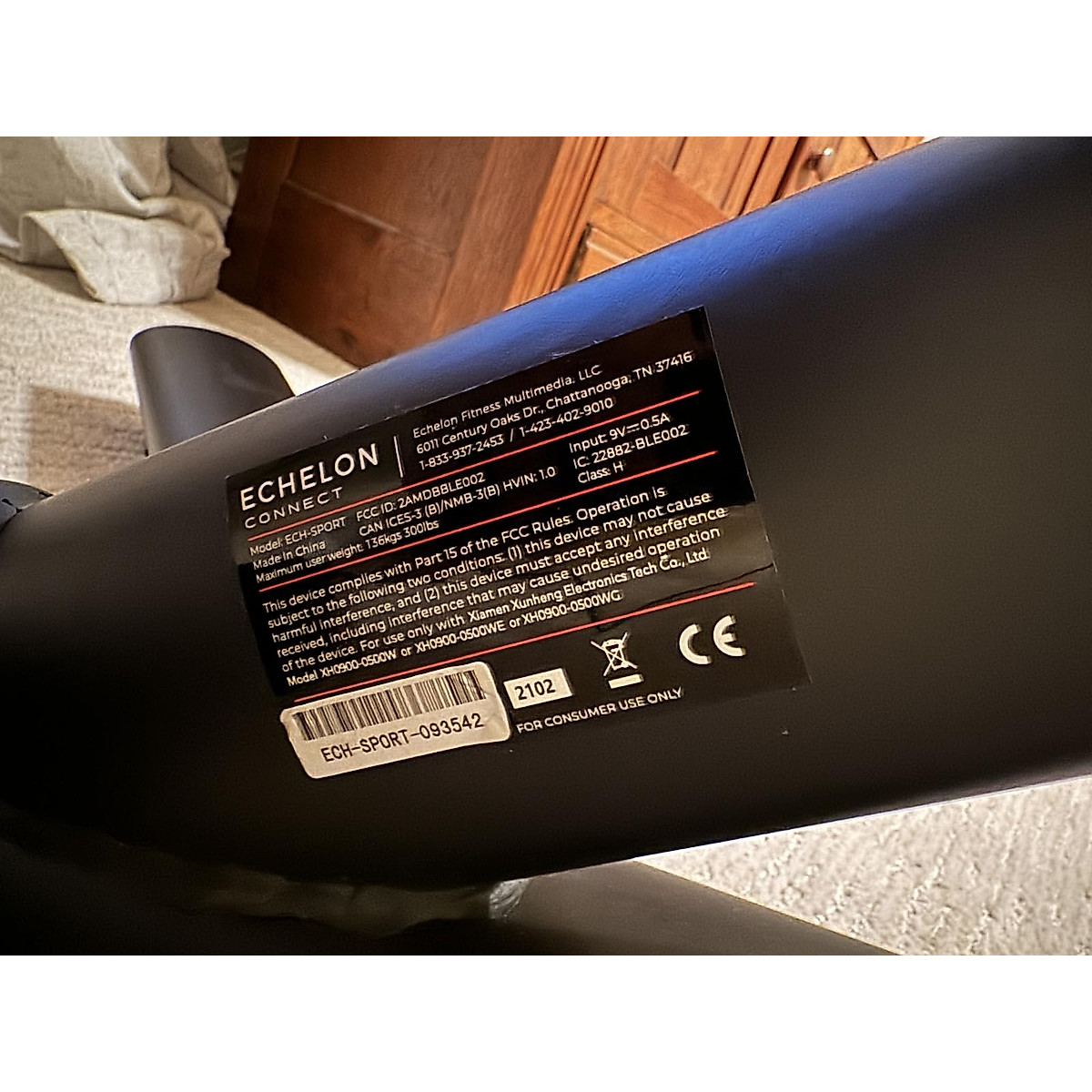 AC Adapter Compatible with Echelon Connect Sport ECH-Sport Indoor Cycling Exercise Fitness Bike Trainer ECHSPORT