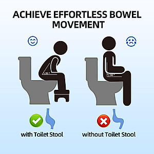 SmartWhale Electric Heated Bidet Toilet Seat Elongated with SmartWhale Toilet Stool Poop Stool