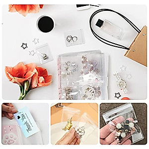 popokk Transparent Jewelry Storage Book,Portable Travel Jewelry Earring Organizer Storage Book Bag,Updated 160 Grids Jewelry Storage Album with 50 Zipper Bag,for Necklace,Bracelets,Rings and Earrings