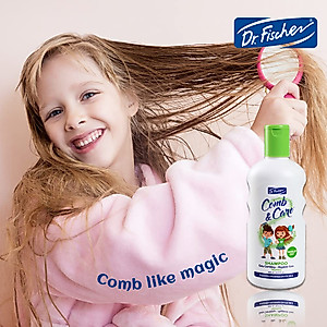 Dr. Fischer 2 in 1 Shampoo and Conditioner for Kids, Toddlers and Babies. Tear Free and Detangle Formula.