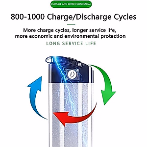 NURCIX E-Bike Pedelec Battery 36V 15.6Ah 577Wh, Suitable for 36V 250W/350W/500W Motors, for MiFa Rex Prophete Aldi Bike, Can Match Phylion/XH370-10J with Charger (36V,15.6AH)