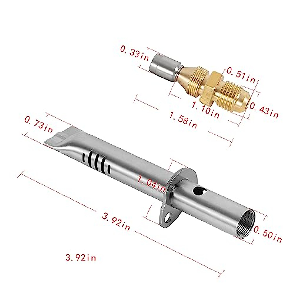 621957 Refrigerator Burner Orifice Assembly Replacement Parts Kit Fit for Norcold N1095, N61X, N62X, N64X, N81X, N82X, N84X Series RV Refrigerator